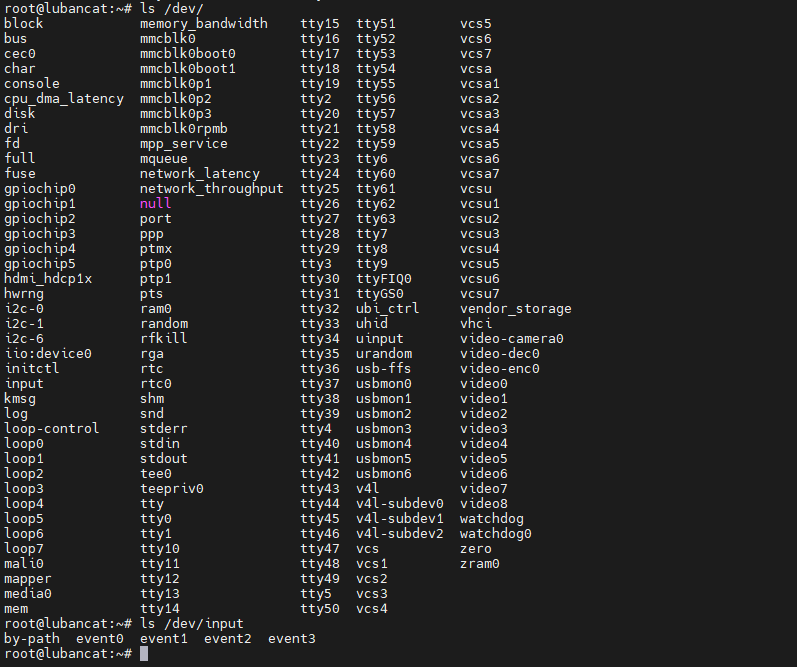 命令行点灯和检测按键 — [野火]Linux基础与应用开发实战指南——基于LubanCat-RK系列板卡 文档